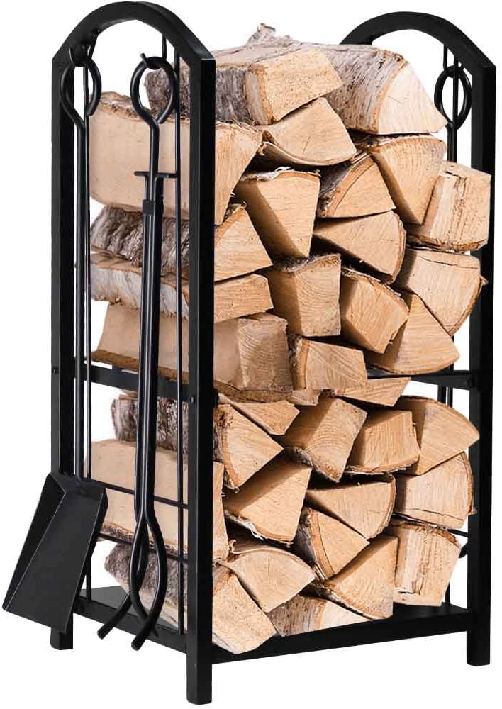 Firewood Rack With Cover For OutDoor Use - RackPick.com